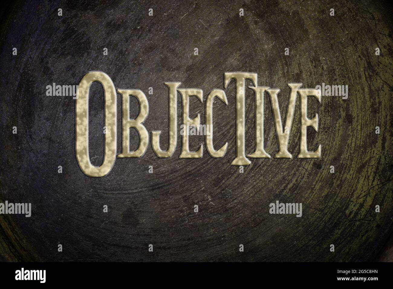 Objective Concept text on background Stock Photo - Alamy