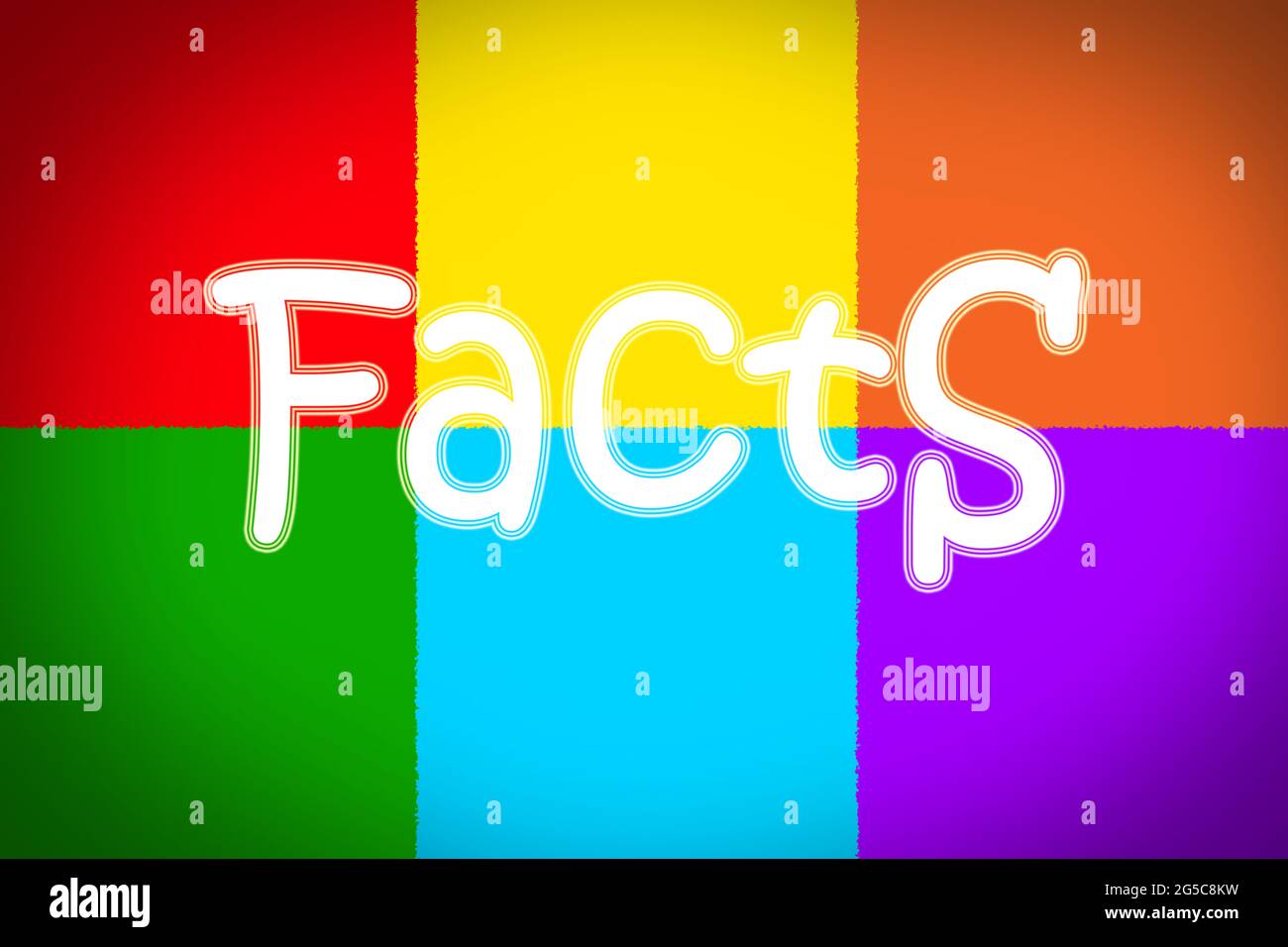 Facts Concept text on background sign idea Stock Photo - Alamy