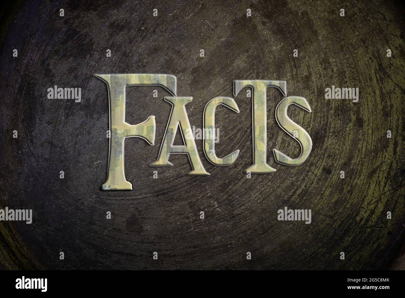Facts Concept text on background sign idea Stock Photo - Alamy