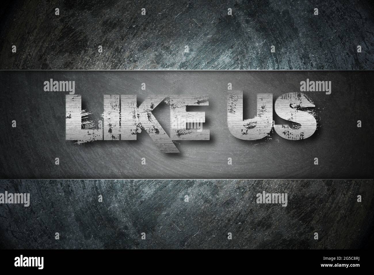 Like Us Concept text on background Stock Photo - Alamy