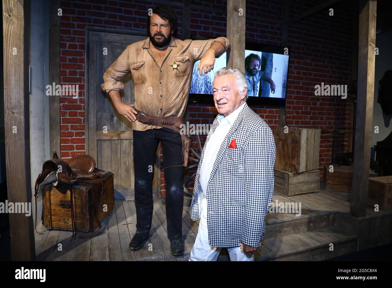 Rainer Brandt beim Pre-Opening vom Bud Spencer-Museum im Palazzo Italia ...