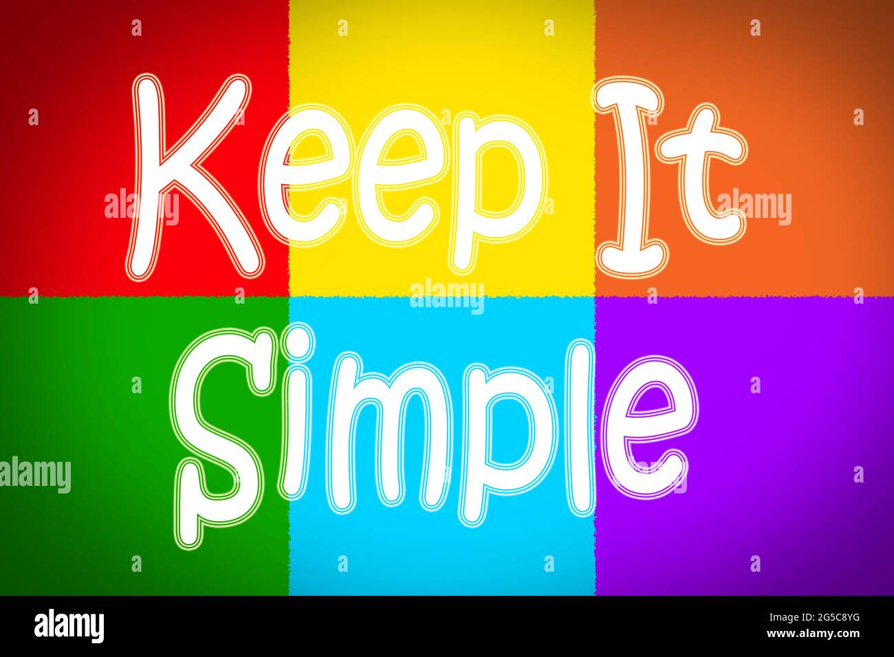 Slogan keep it simple hi-res stock photography and images - Alamy