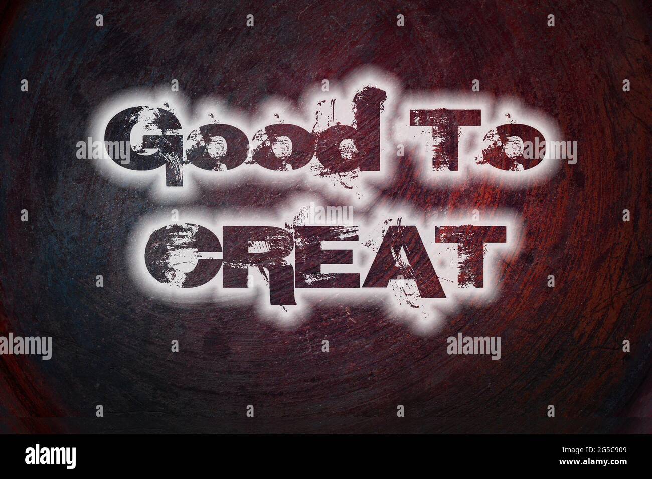 Good To Great Concept text on background Stock Photo - Alamy