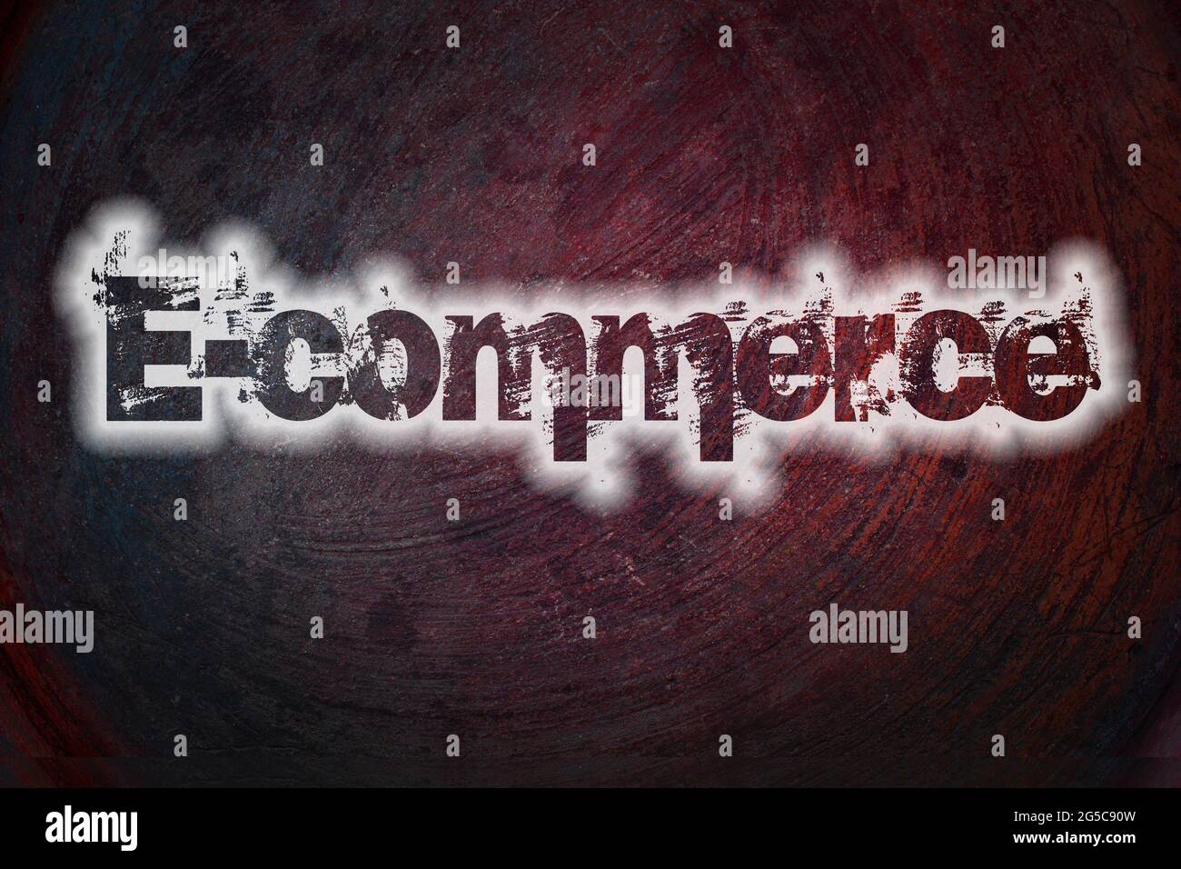 E-commerce Concept text on background Stock Photo - Alamy
