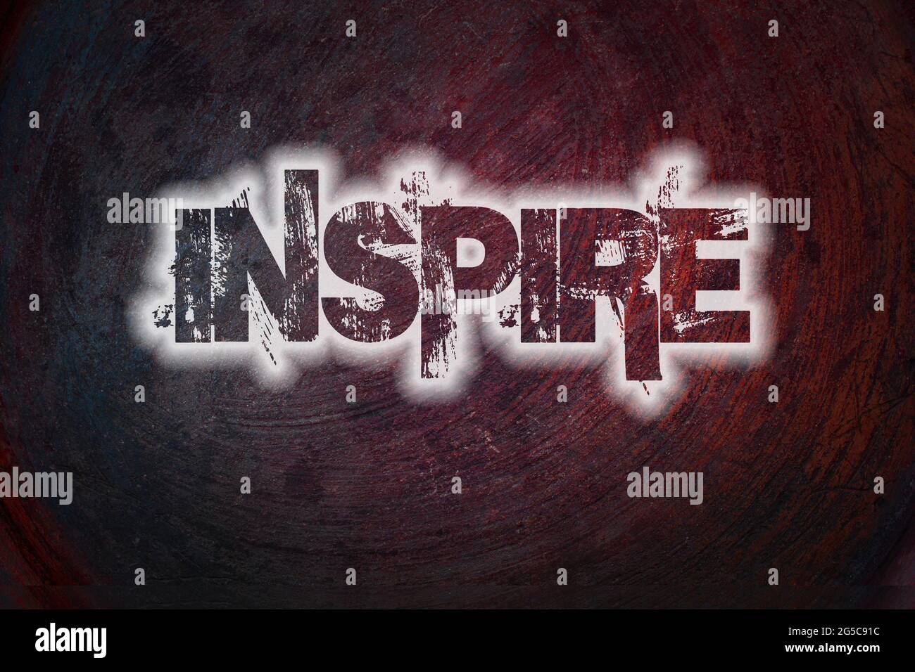 Inspire Concept text on background Stock Photo - Alamy