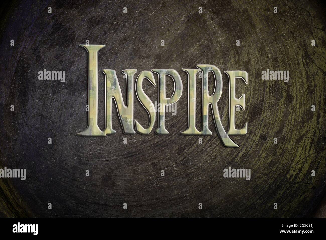 Inspire Concept text on background Stock Photo - Alamy