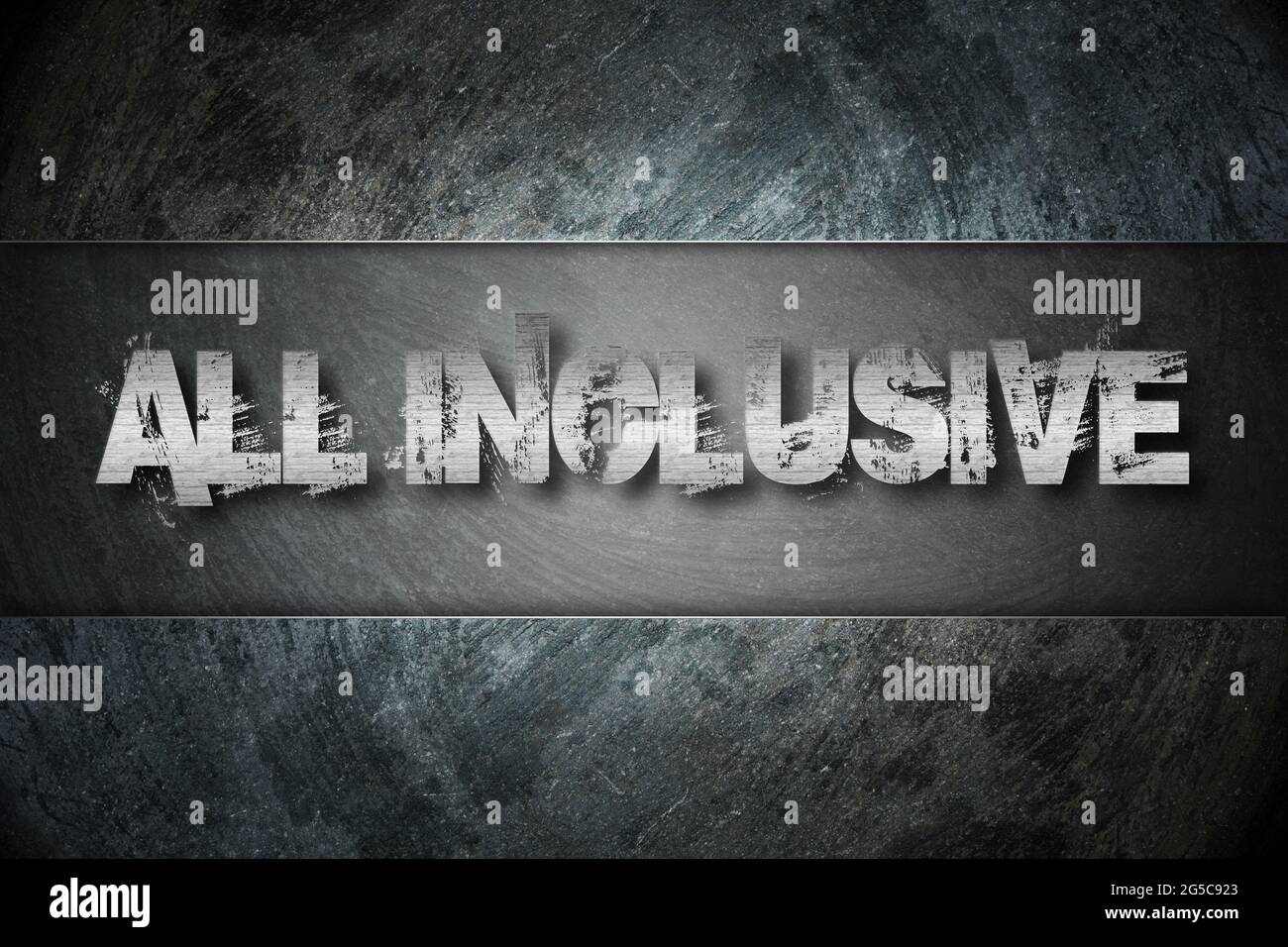 All Inclusive Concept text on background Stock Photo - Alamy