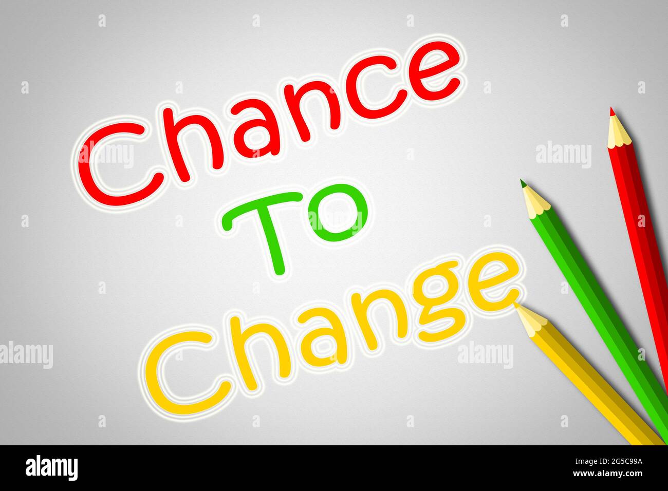 Chance To Change Concept text on background Stock Photo - Alamy