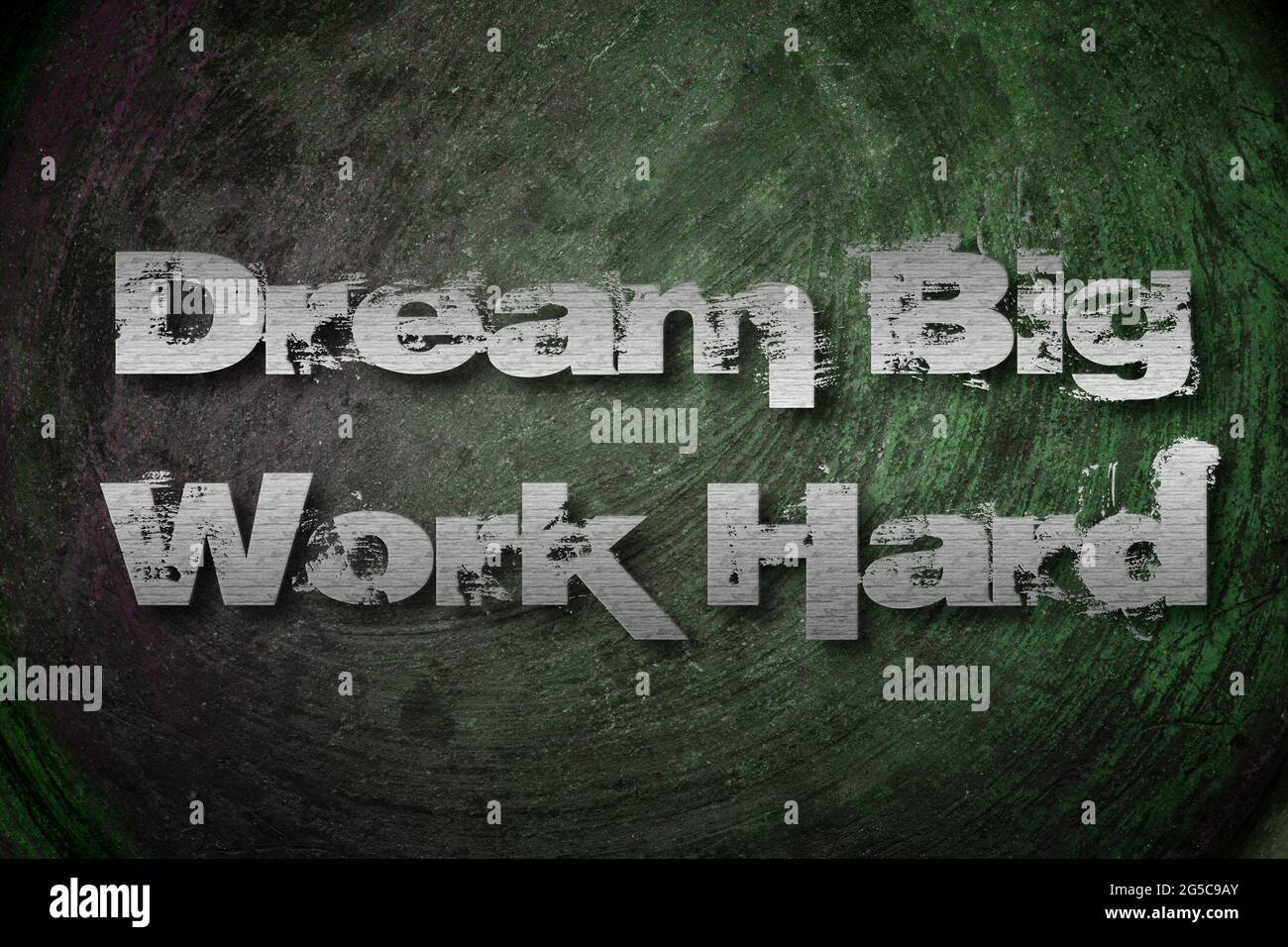 Work hard dream big motivational hi-res stock photography and images ...