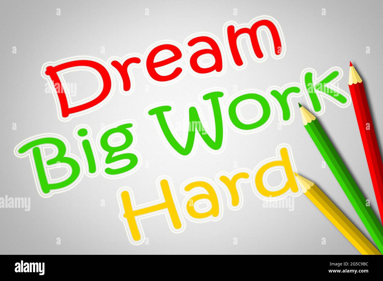 Work hard dream big motivational hi-res stock photography and images ...