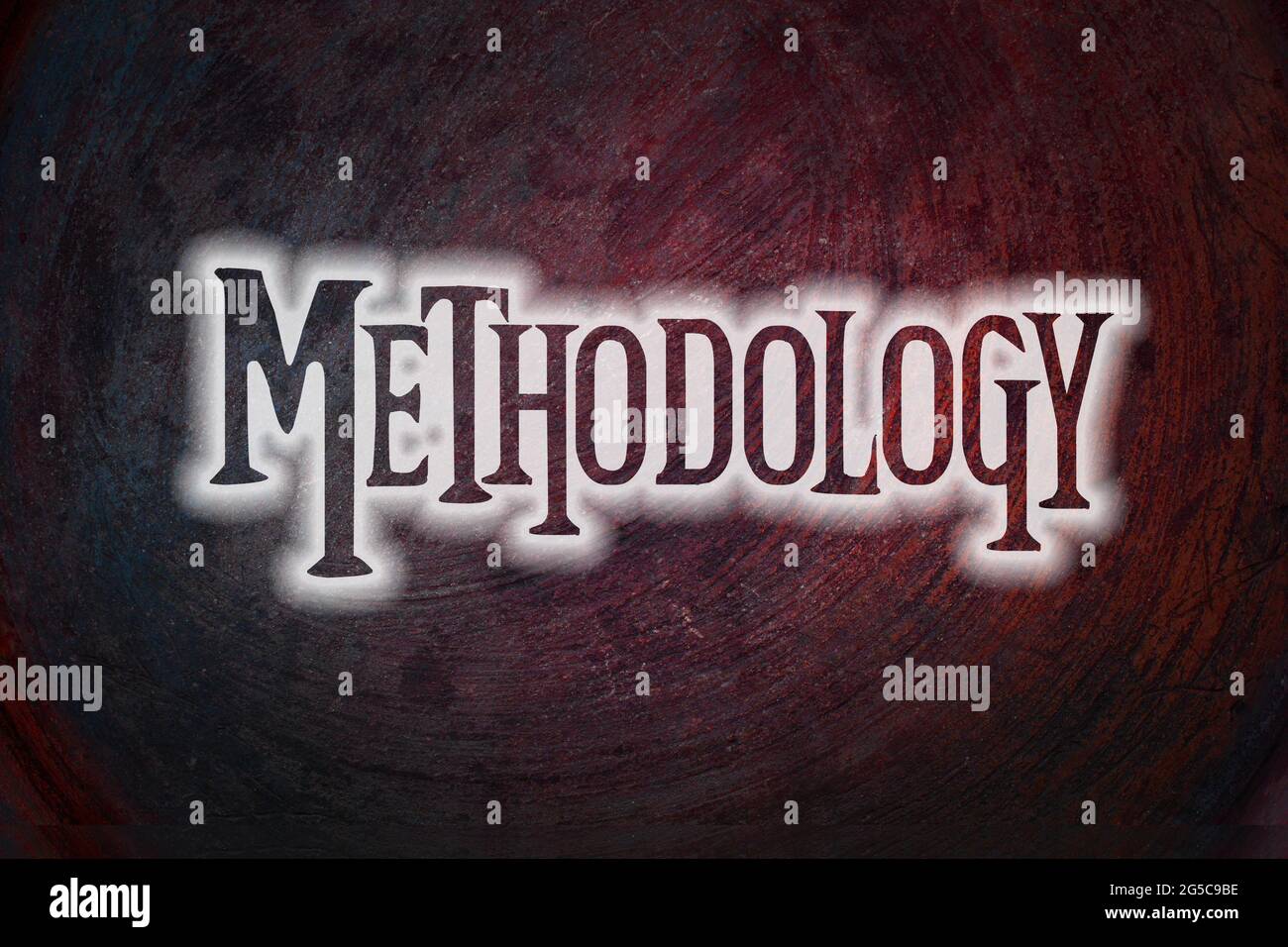 Methodology Concept text on background Stock Photo - Alamy