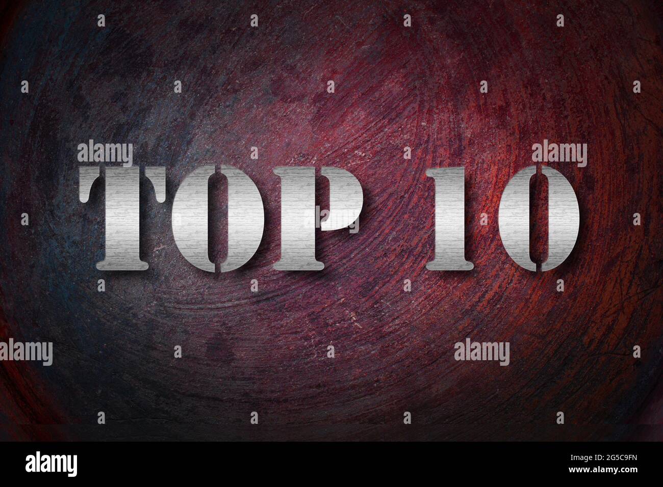 Word "Top 10'' Stock Photo - Alamy