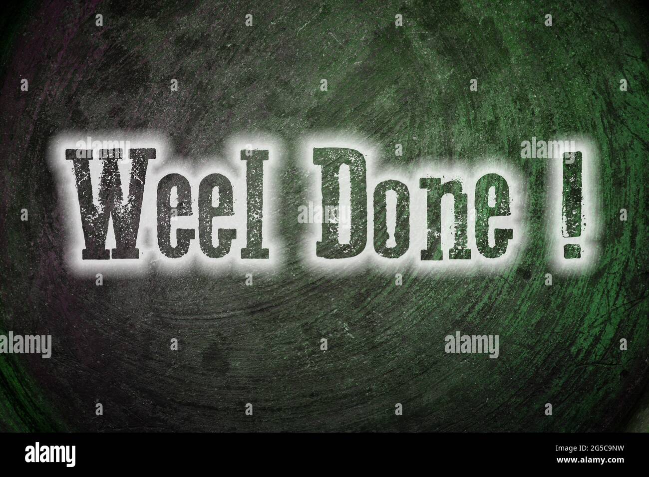 Well Done Concept text on background Stock Photo - Alamy