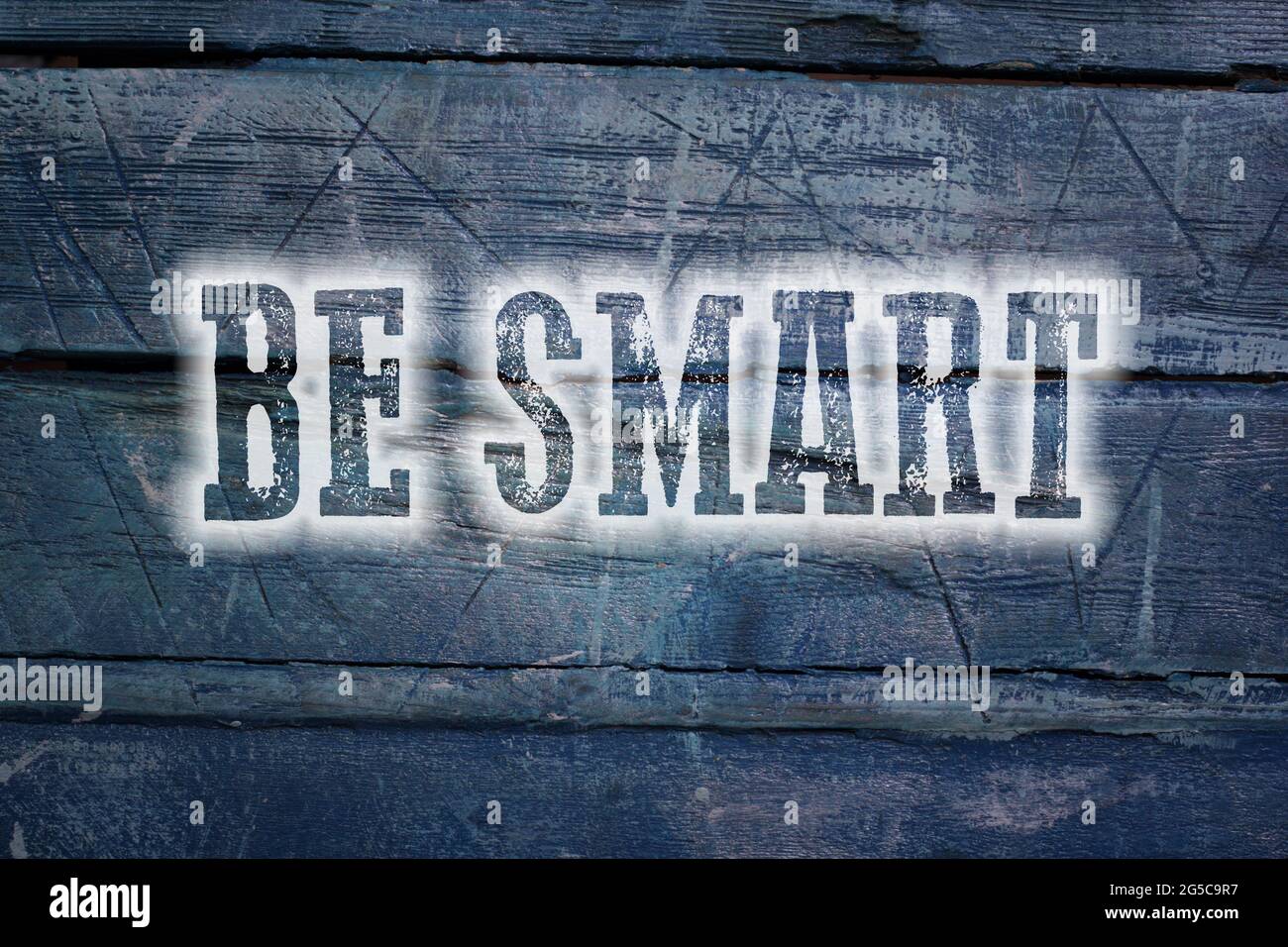 Be Smart Concept text on background Stock Photo - Alamy