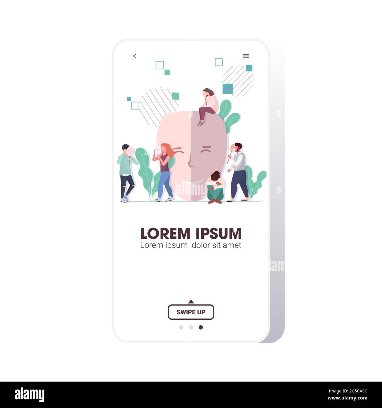 Depressed men and women Cut Out Stock Images & Pictures - Alamy