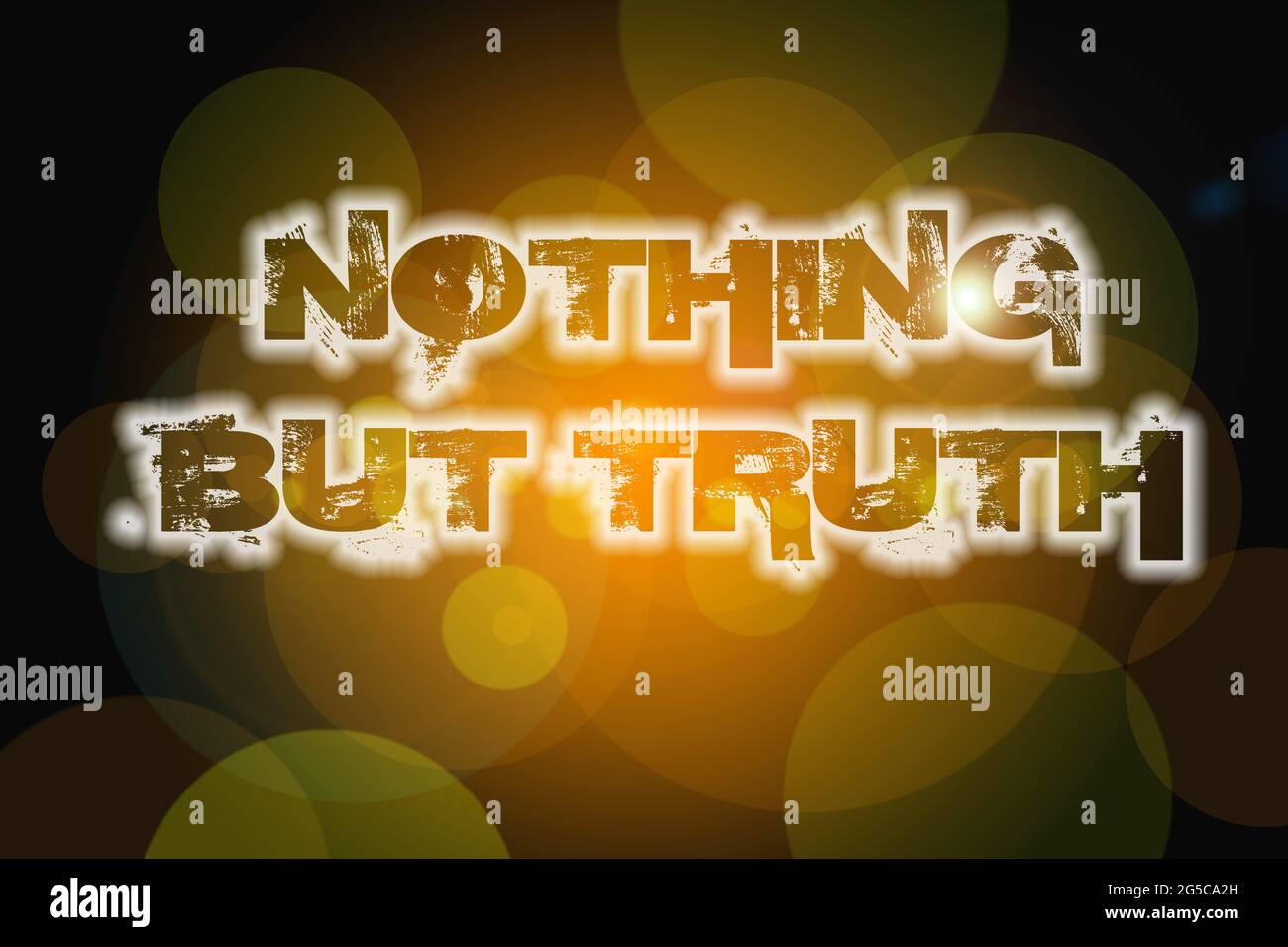 Nothing But Truth Concept text on background Stock Photo - Alamy