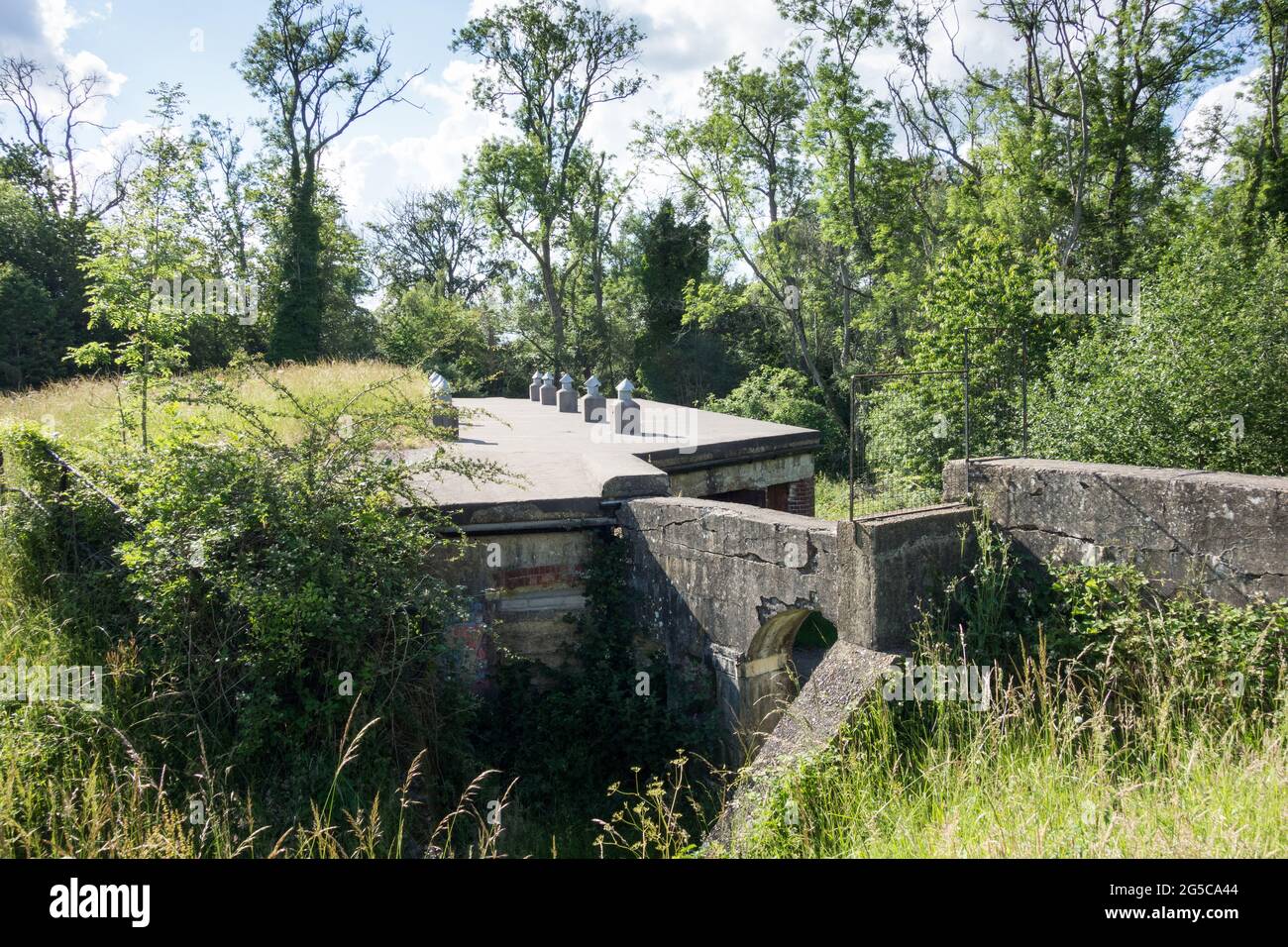 The remains of Box Hill Fort, Box Hill, Surrey, England, UK Stock Photo ...