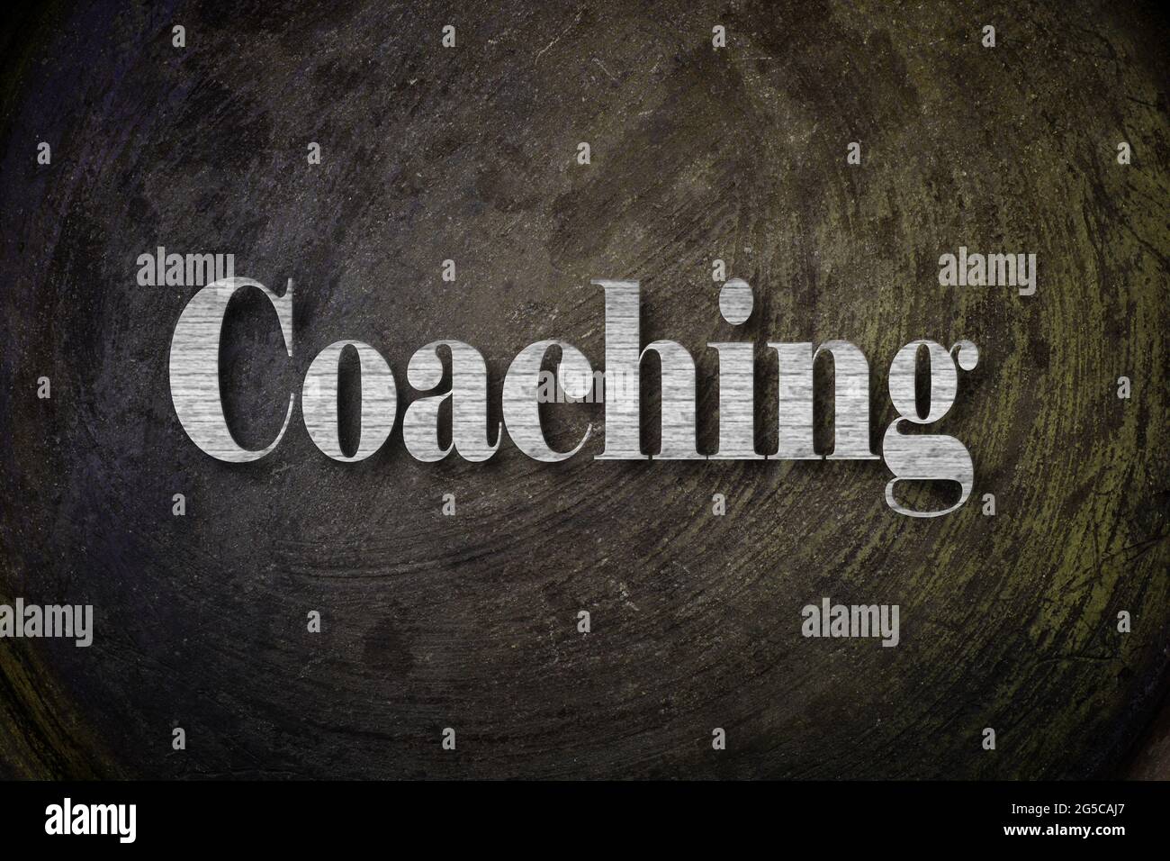 Coaching Text on Background Stock Photo - Alamy