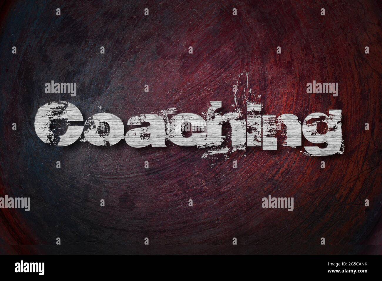 Coaching Text on Background Stock Photo - Alamy