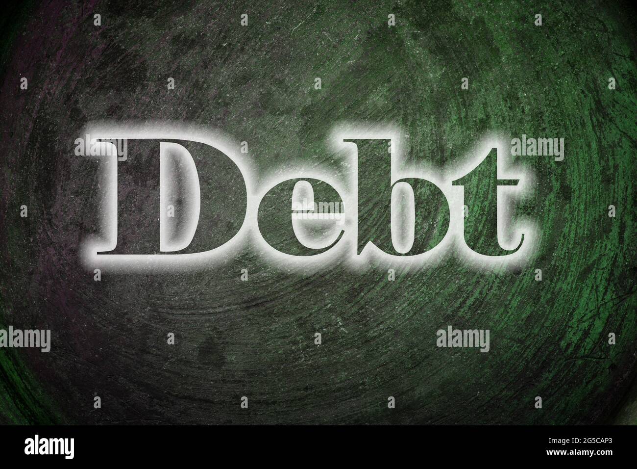 Debt, concept sign Stock Photo - Alamy