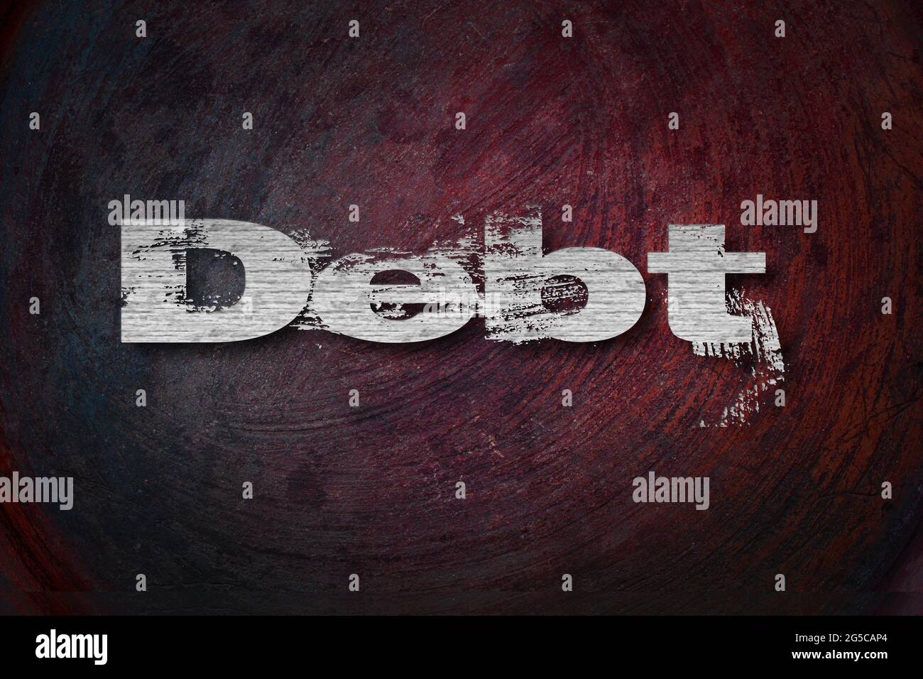Debt, concept sign Stock Photo - Alamy