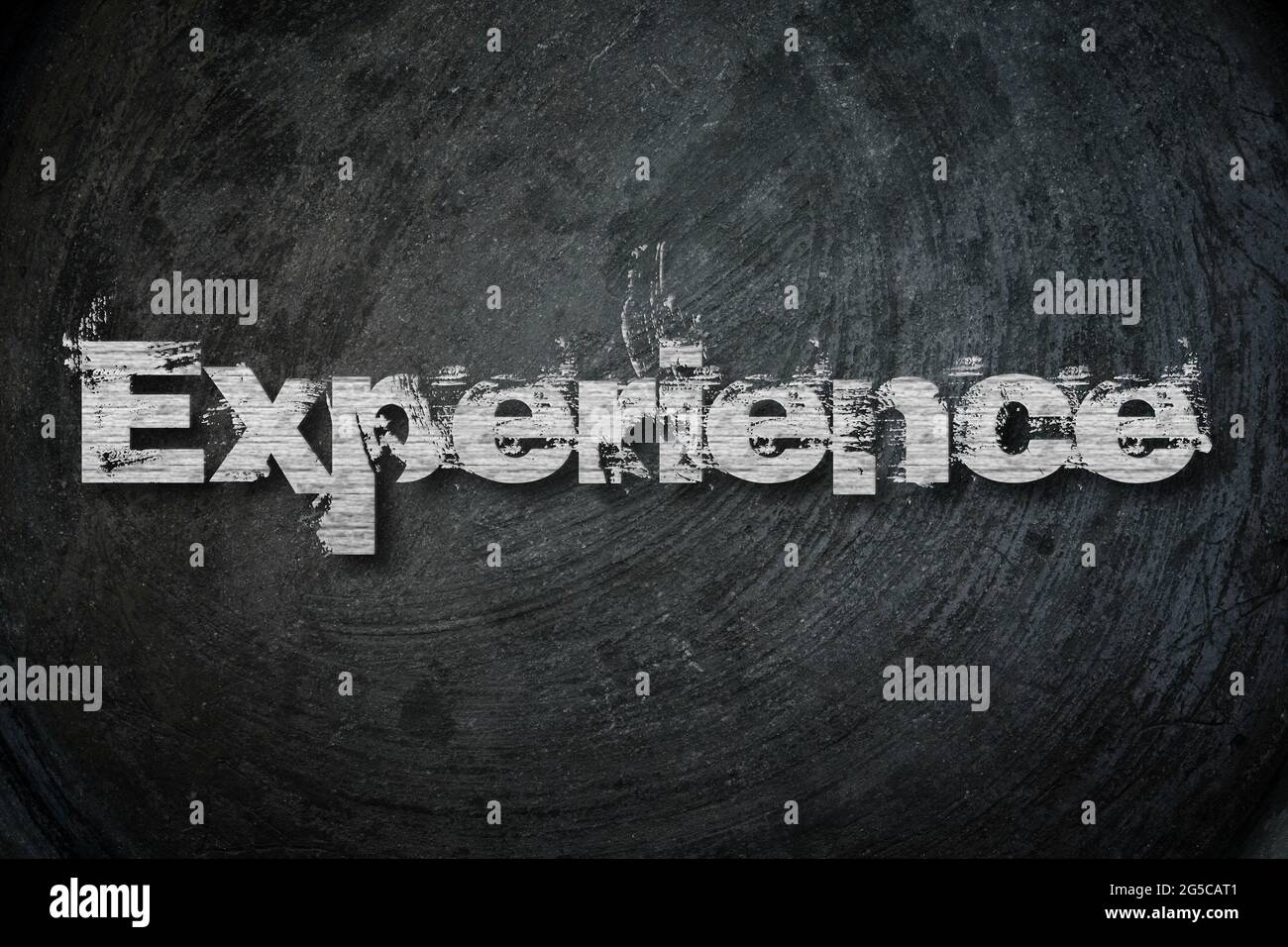 Experience Text on Background Stock Photo - Alamy