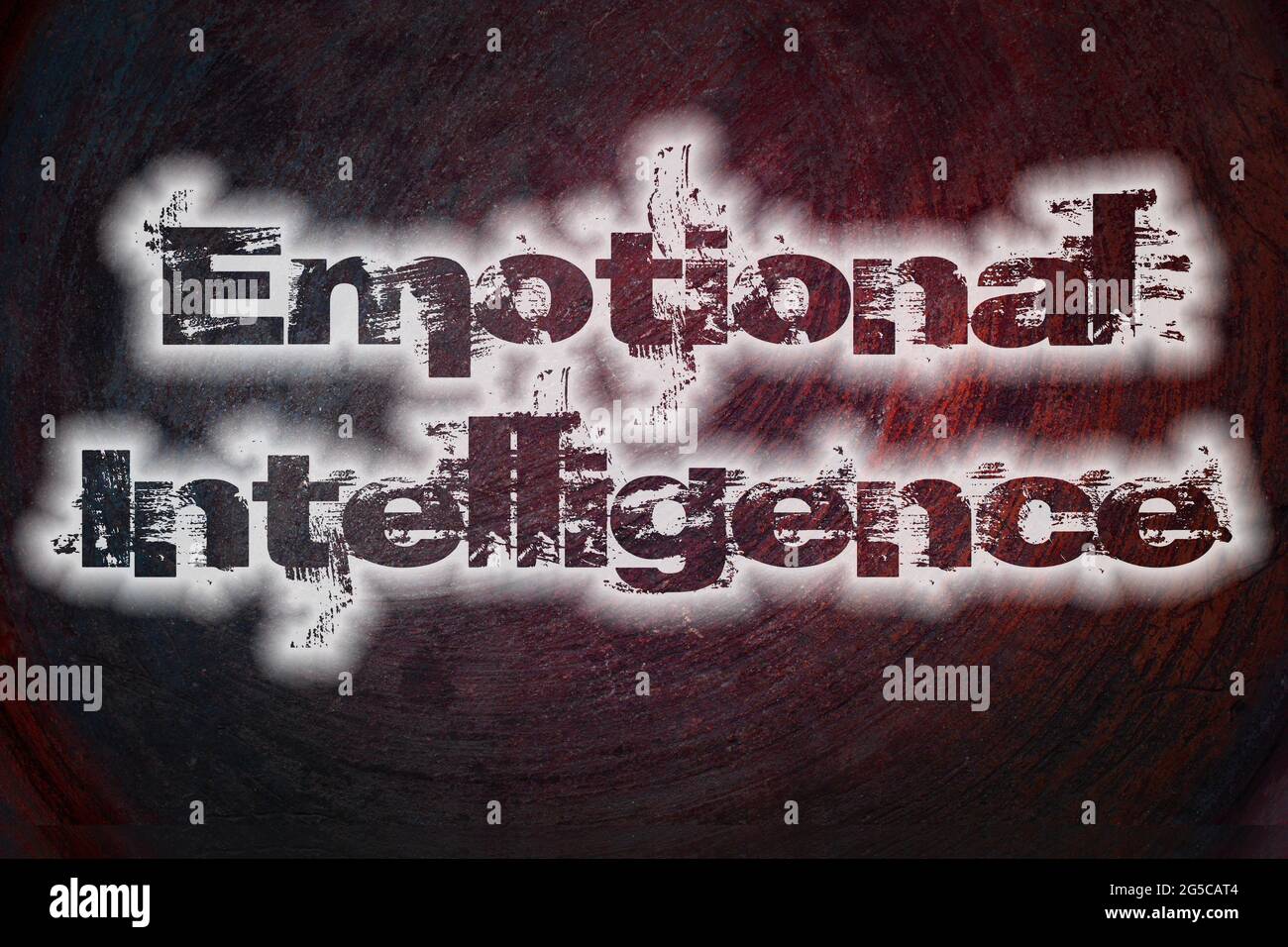 Emotional Intelligence Text on Background Stock Photo - Alamy