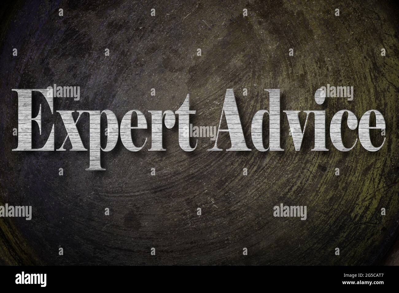Expert Advice Text on Background Stock Photo - Alamy