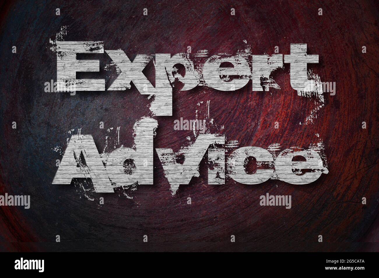 Expert Advice Text on Background Stock Photo - Alamy