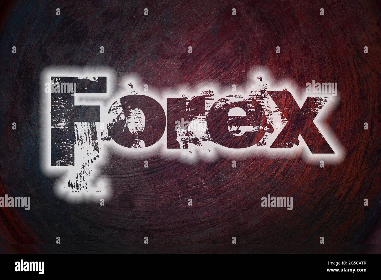 Forex text on Background Stock Photo - Alamy