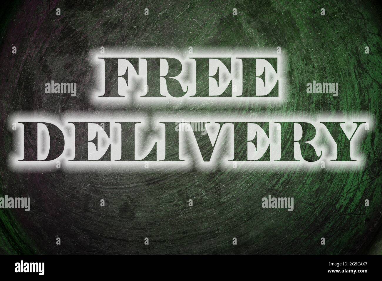 Free Delivery Text on Background Stock Photo - Alamy
