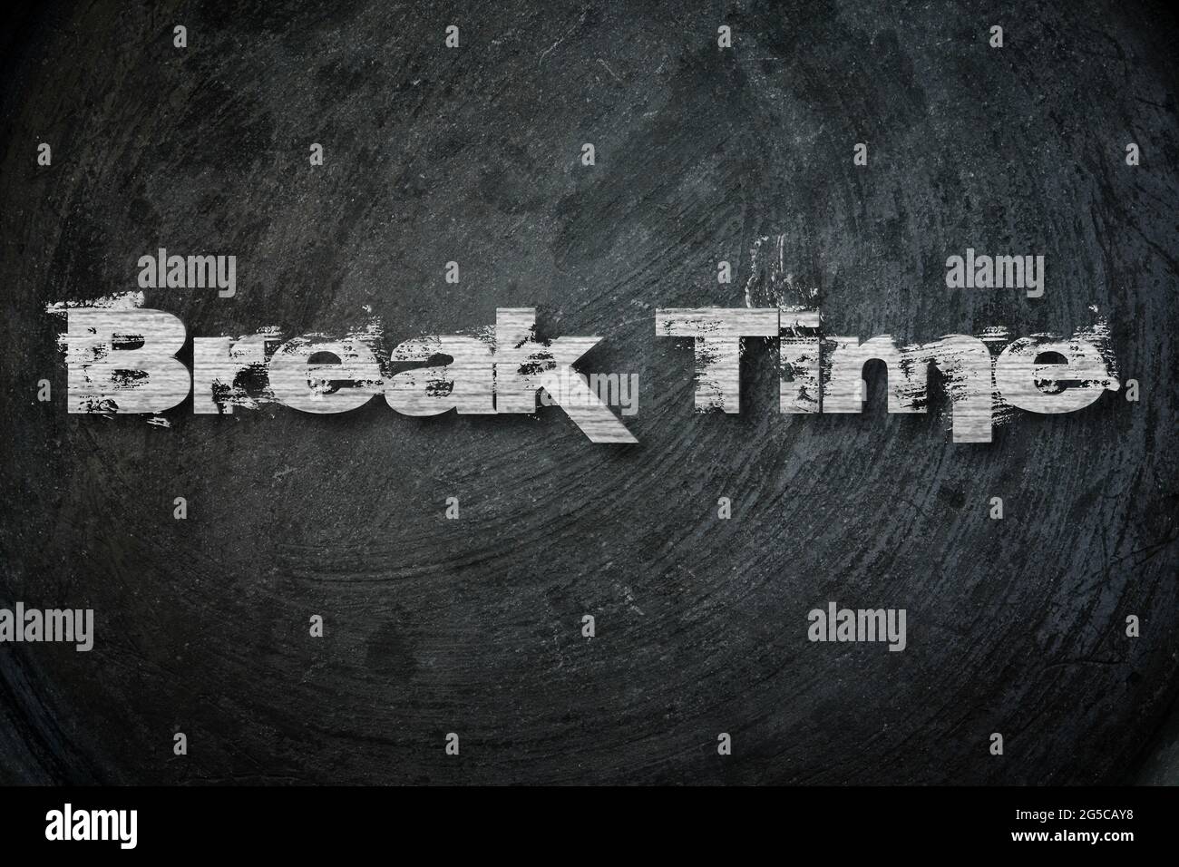 Break Time, background with text Stock Photo - Alamy