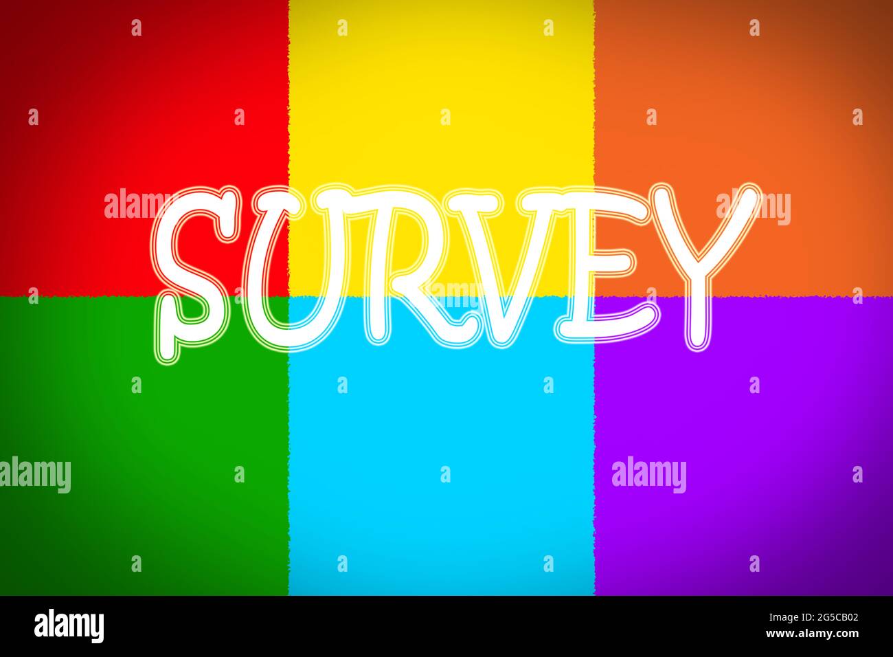 Survey Concept text on background Stock Photo - Alamy