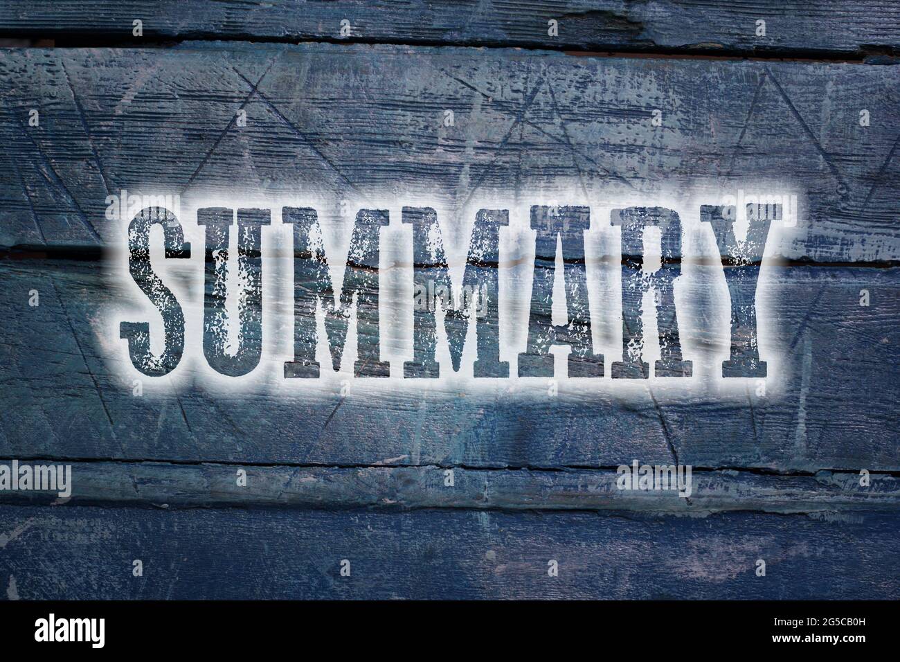 Summary text hi-res stock photography and images - Alamy