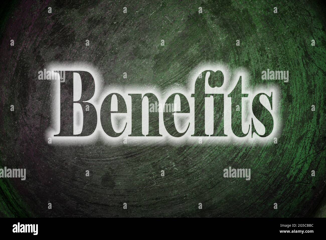 Benefits, background with text Stock Photo - Alamy