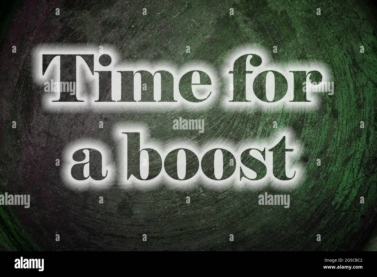 Time for a boost text on Background Stock Photo - Alamy