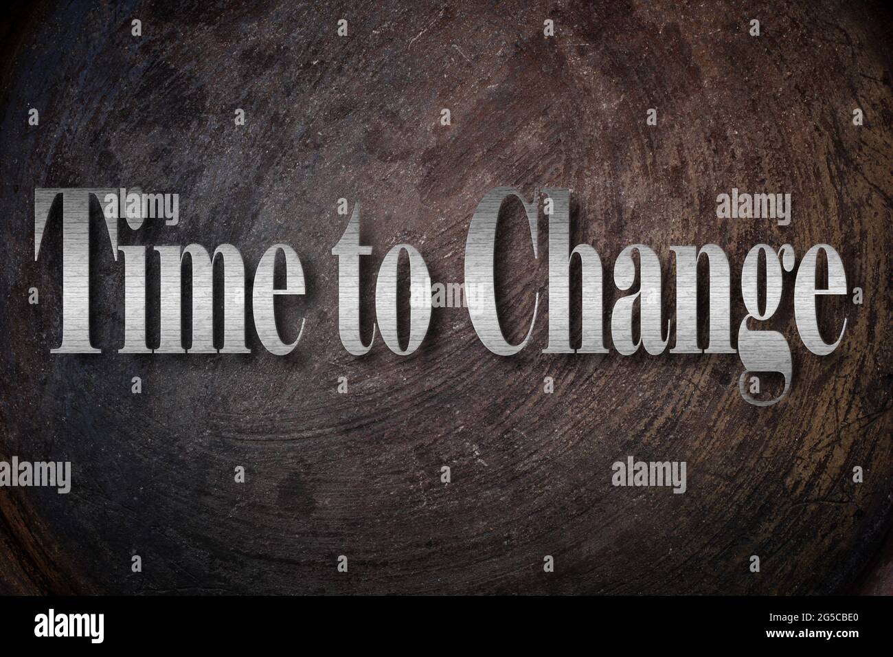 Time to Ghange text on Background Stock Photo - Alamy