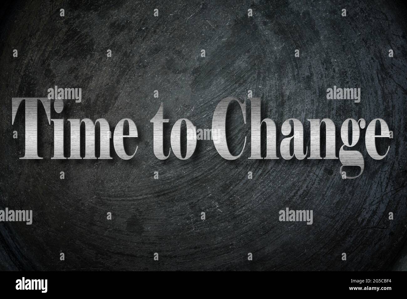 Time to Ghange text on Background Stock Photo - Alamy