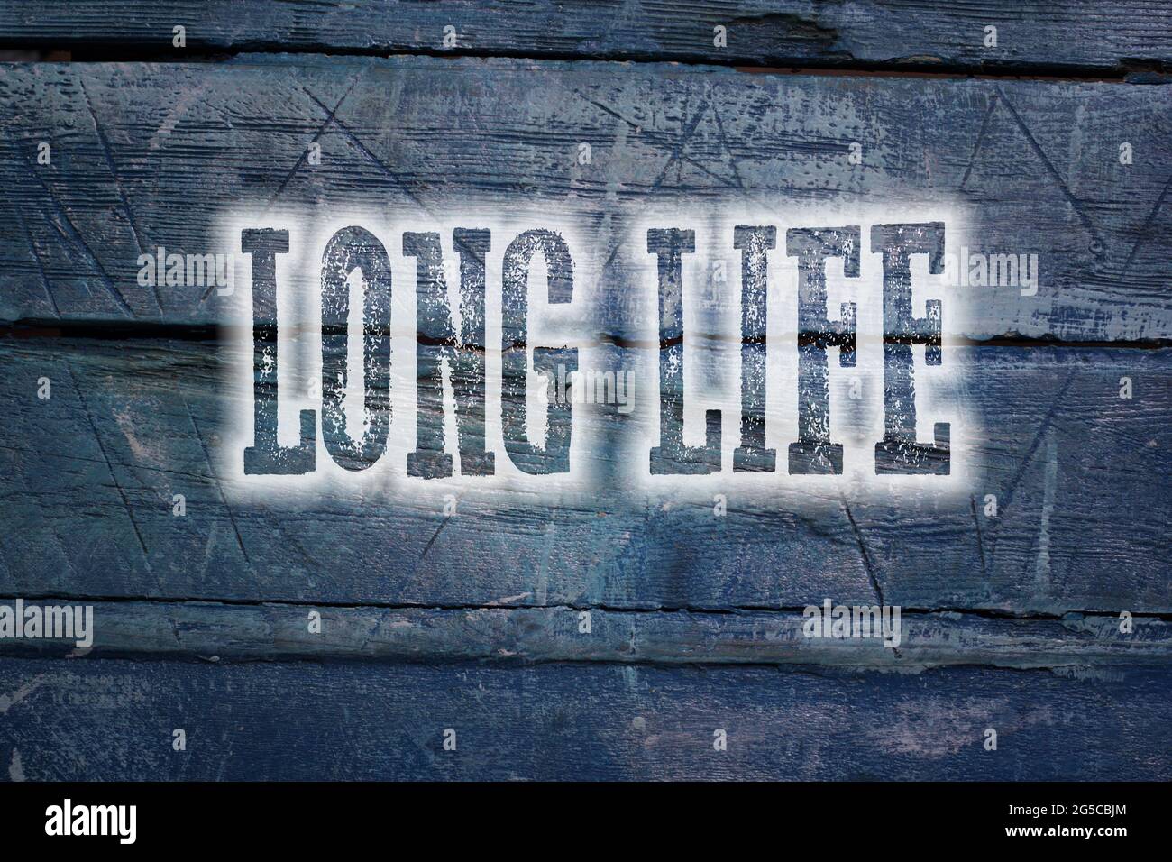 Long Life Concept text on background Stock Photo - Alamy