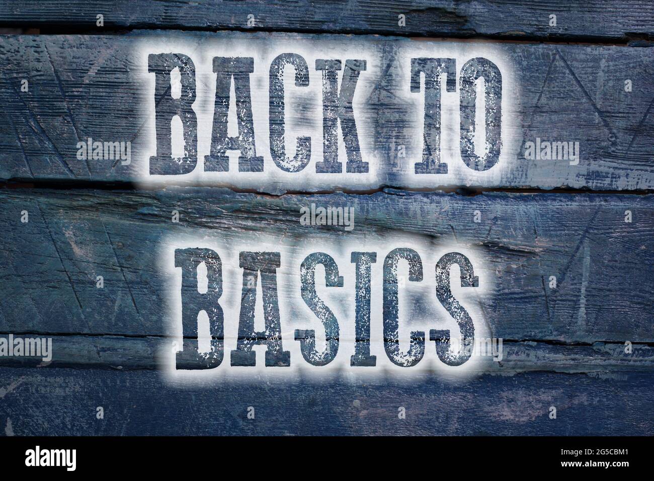 Back To Basics Concept text on background Stock Photo - Alamy