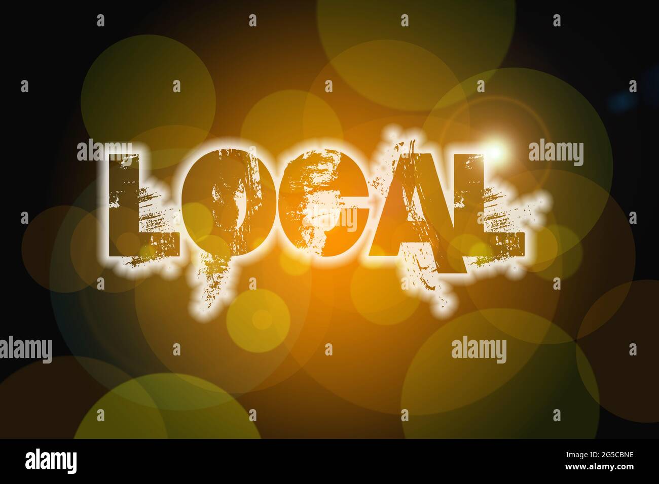 Local Concept text on background Stock Photo - Alamy