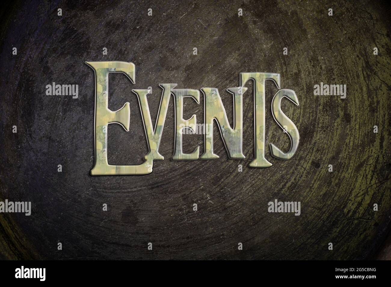 Events Concept text on background Stock Photo - Alamy