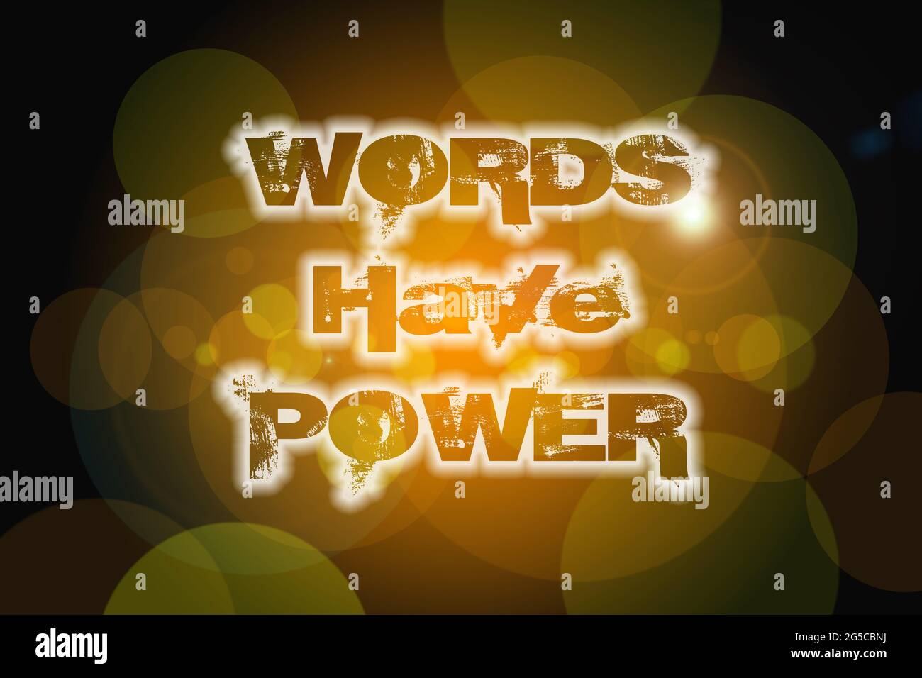 Words Have Power Concept text on background Stock Photo - Alamy