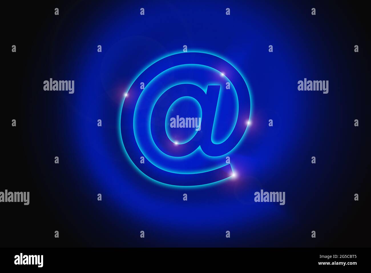 at-sign symbols on background Stock Photo - Alamy