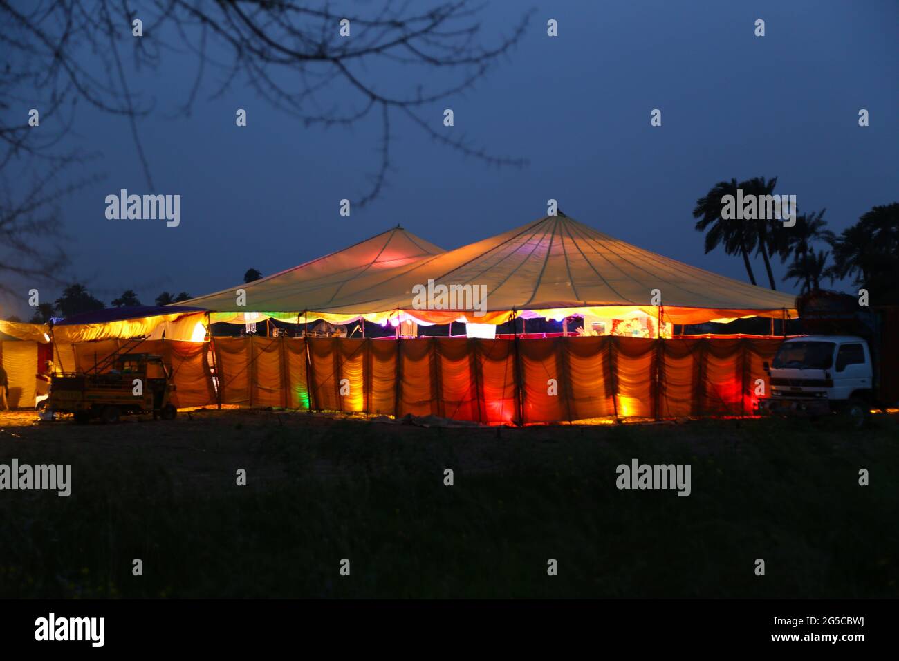 Wedding Tent Night