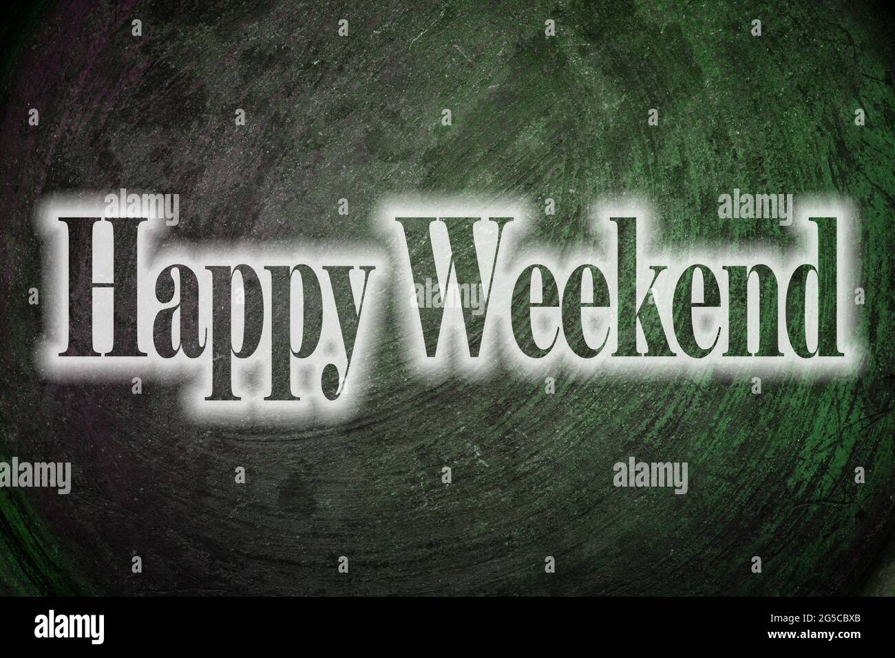 Happy Weekend Text on background Stock Photo - Alamy