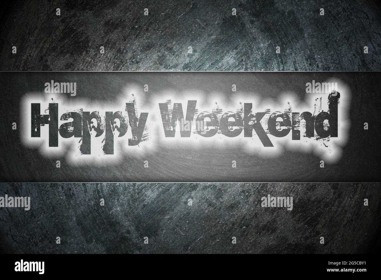 Happy Weekend Text on background Stock Photo - Alamy