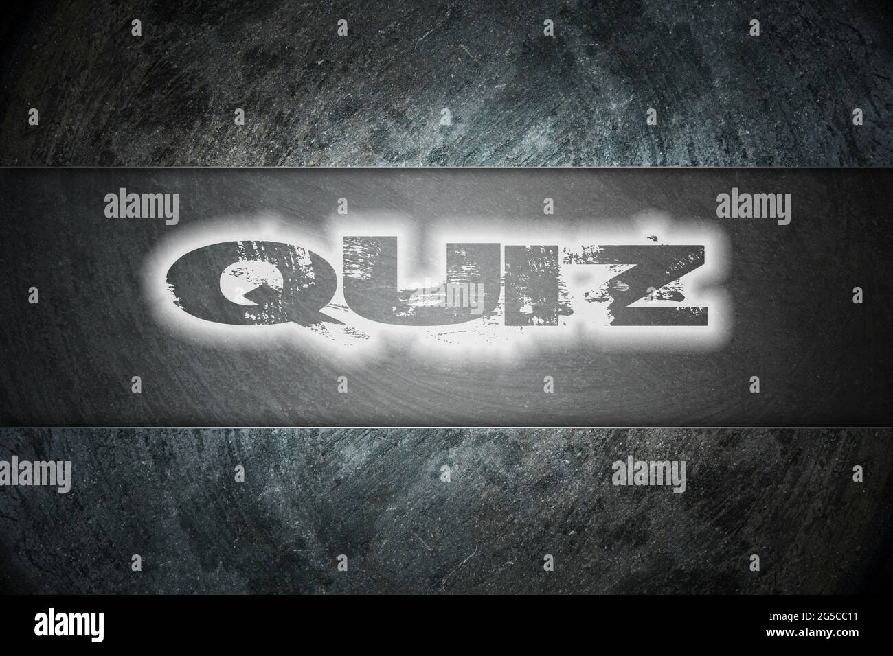 Quiz text on background Stock Photo - Alamy