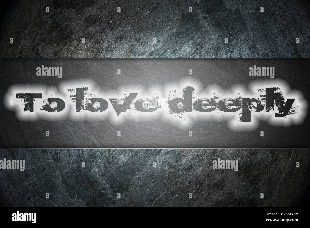 To love deeply text on backgroud Stock Photo - Alamy