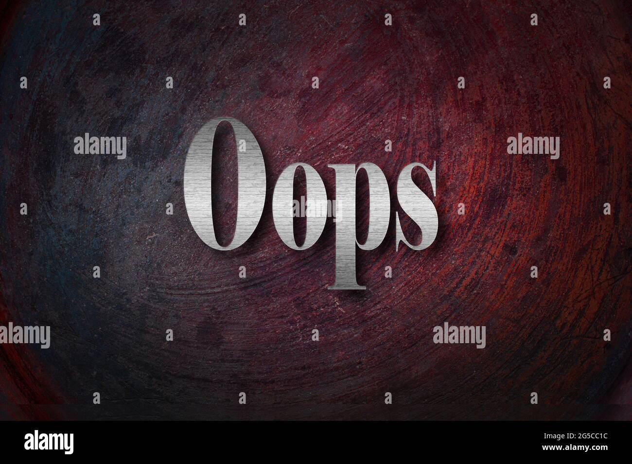 Oops text on background Stock Photo - Alamy